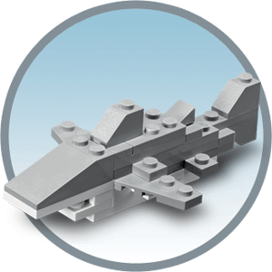 LEGO Shark - August 2012 Mini Model Build