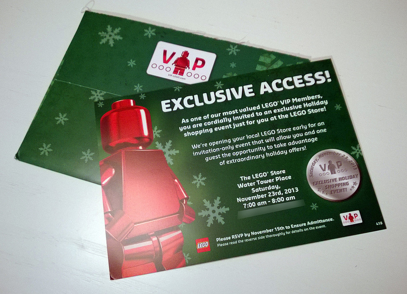 2013 Exclusive Holiday Shopping Event for LEGO VIPs - Toys N Bricks