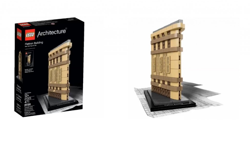 2015 LEGO Architecture Sets: 21022 Lincoln Memorial & 21023 Flatiron ...
