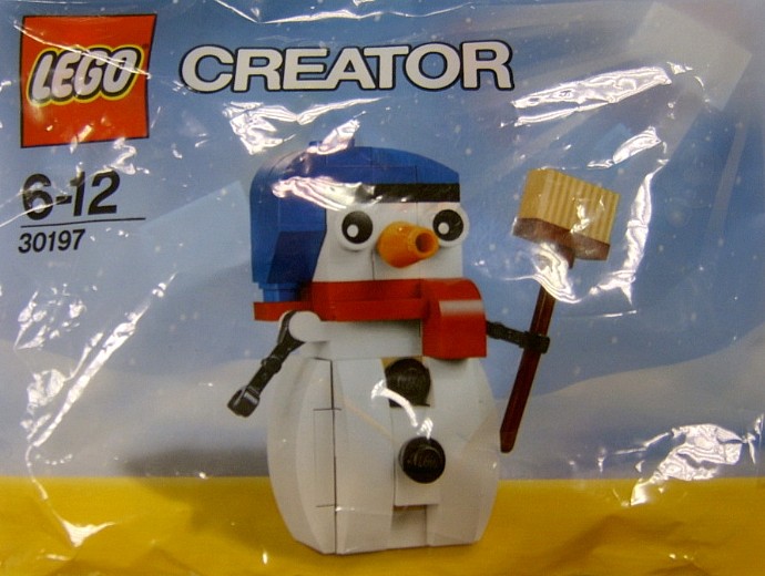 [USA] LEGO 30197 Snowman Polybag Set Available at B&N Stores