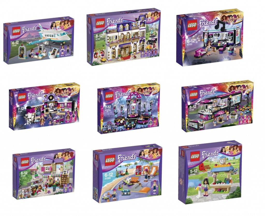 2015 Summer LEGO Friends Sets: 41098 41099 41100 41101 41103 41104 ...