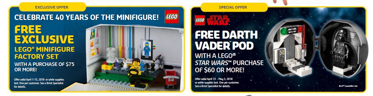 FREE LEGO Minifigure Factory Set with $75/£55 Purchase or More - Toys N ...