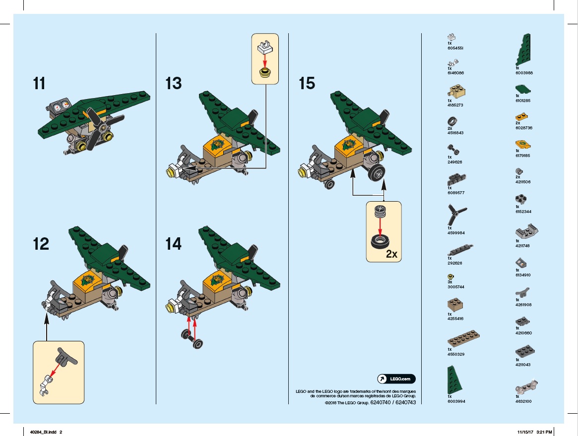 LEGO Monthly Mini Model Store Build Instructions - September 2018