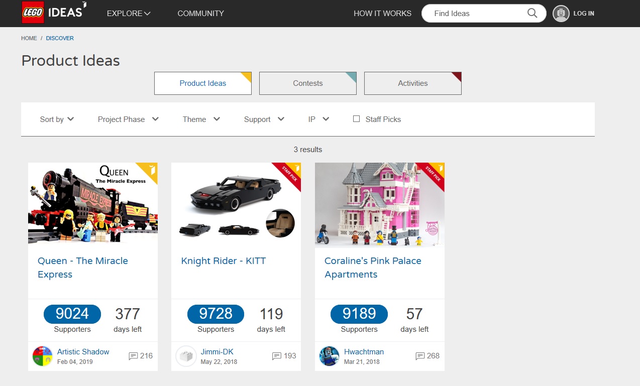 LEGO Ideas Project Creations Approaching 10 000 Supporters (March 21 ...