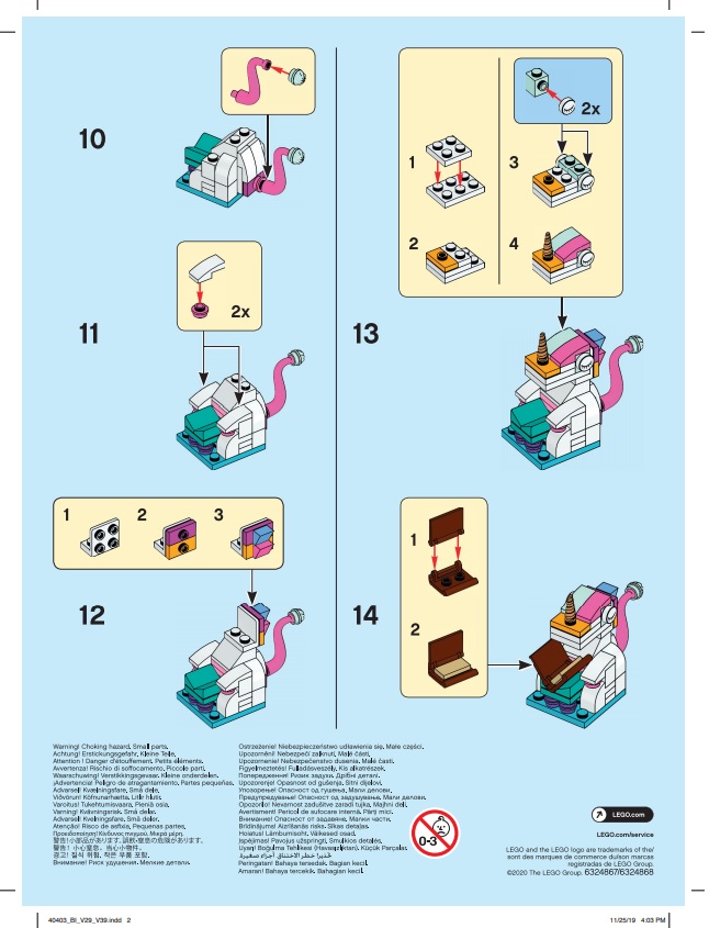 LEGO Monthly Mini Model Build Instructions - Toys N Bricks